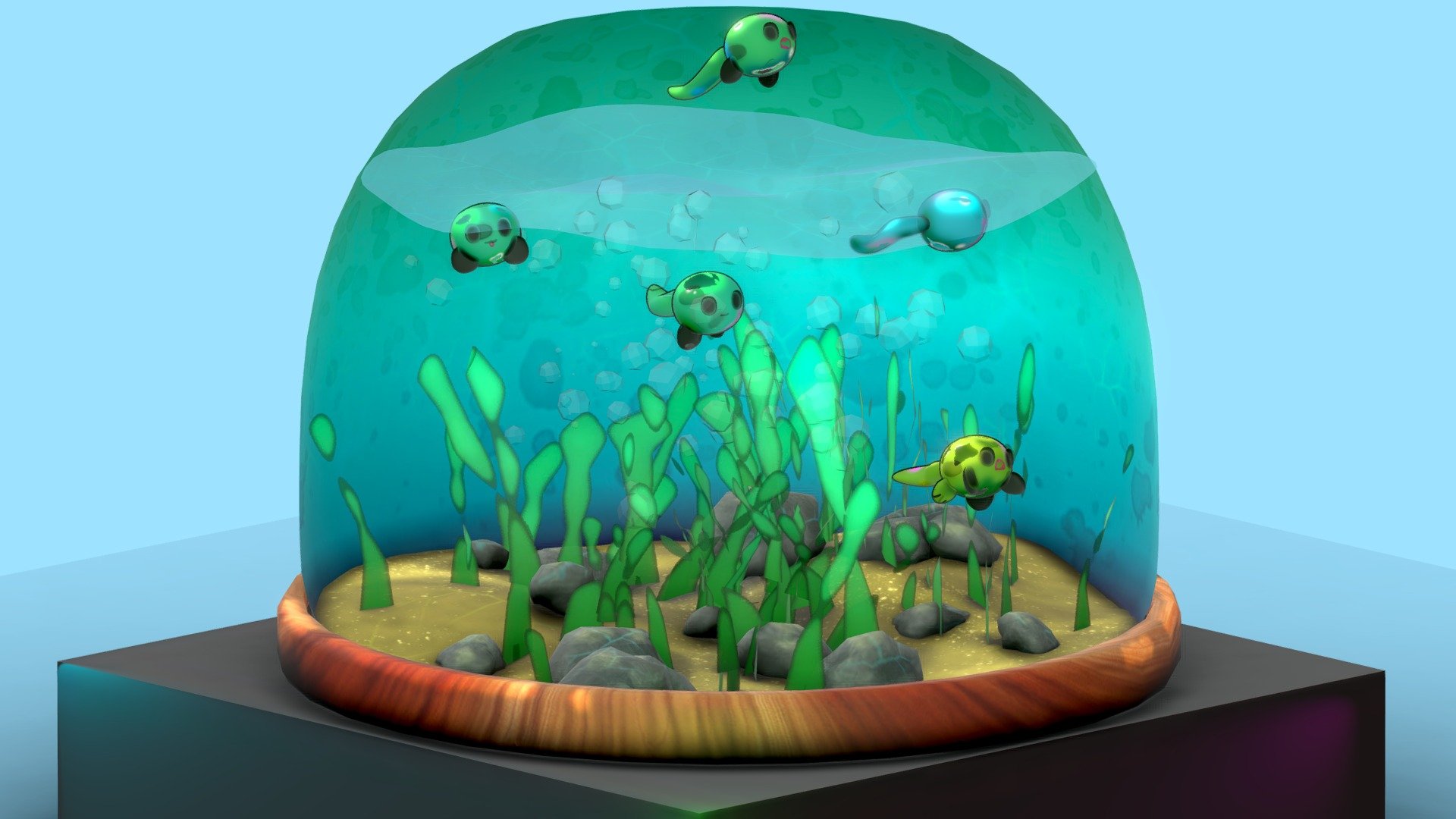 3D Stylized Lil Tadpoles ! - Download Free 3D model by ErinRinArt ...