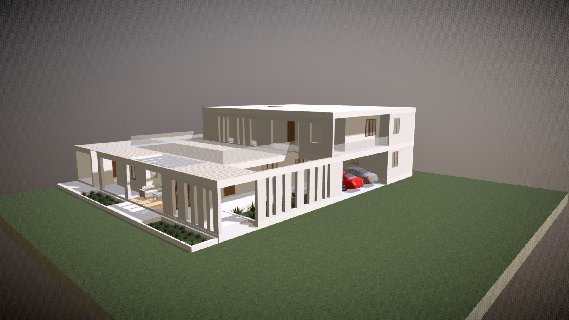 Villa GR - Download Free 3D model by Tetrista [59548da] - Sketchfab
