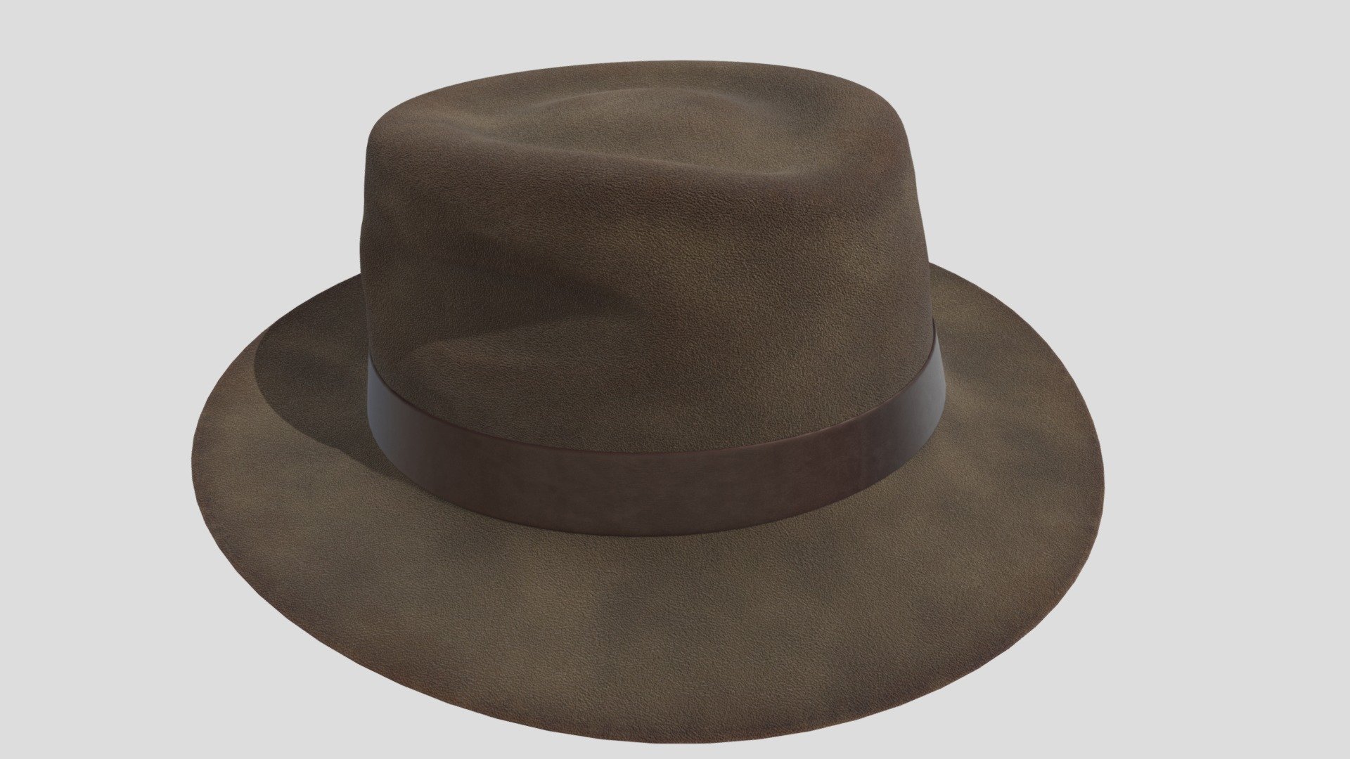Pork Pie Hat - 3D model by Solid Polygons (@freelancer.artist14 ...