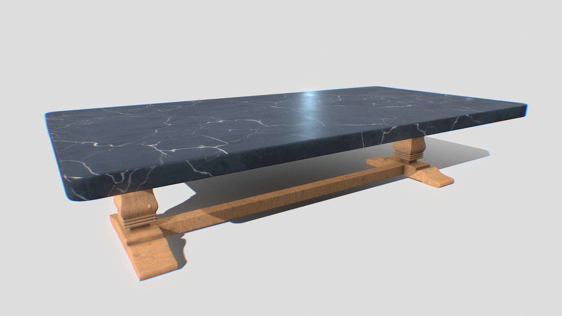 Georgian Architectural Marble Table - Buy Royalty Free 3D model by ...