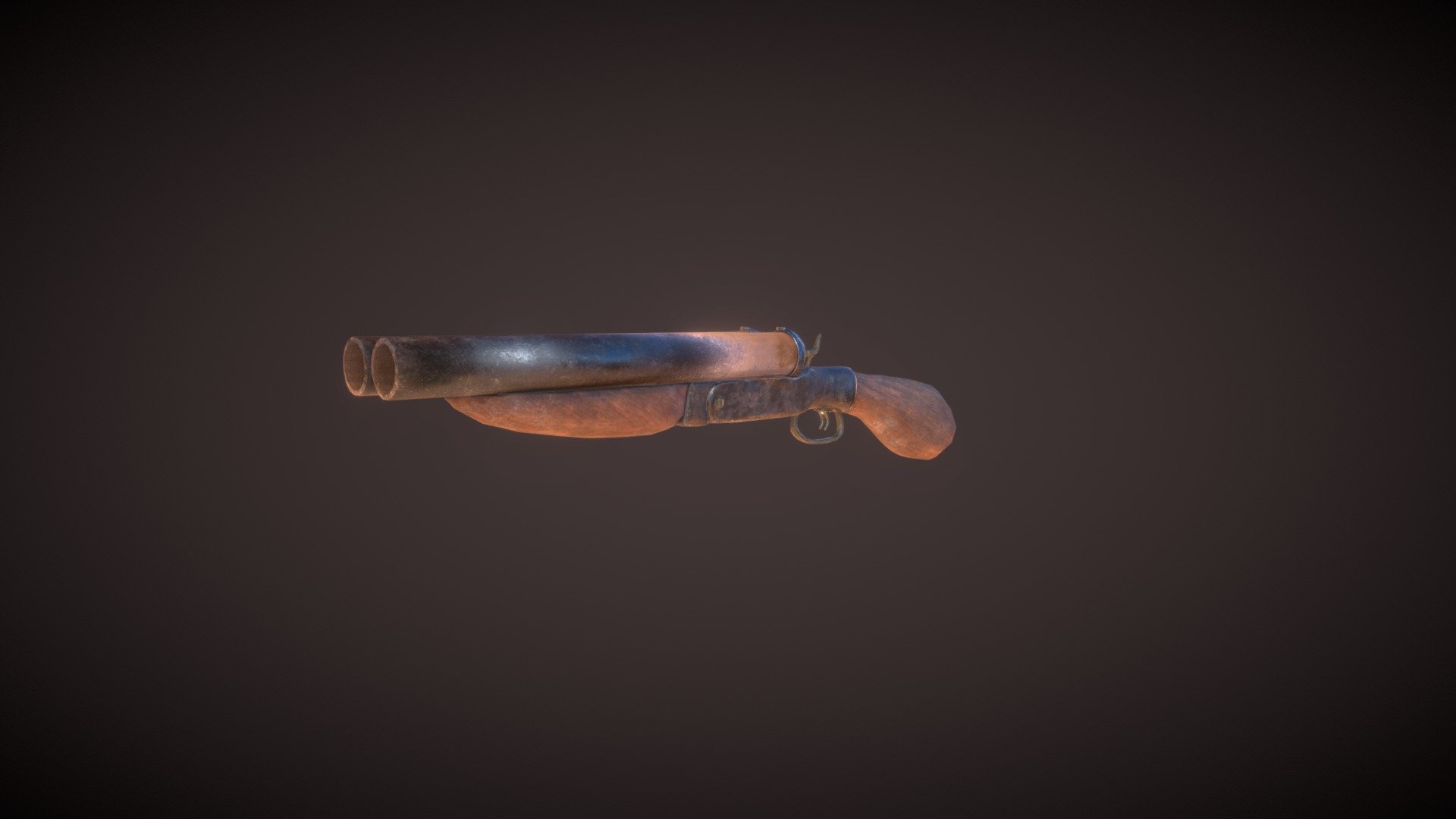 Sawed off Shotgun - 3D model by Saper2001 [5956d43] - Sketchfab
