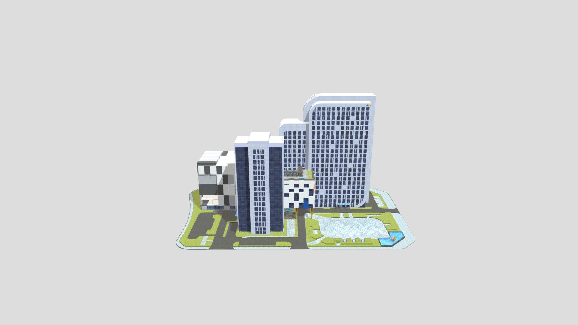 FPT tower - 3D model by akaVerse [59576d4] - Sketchfab