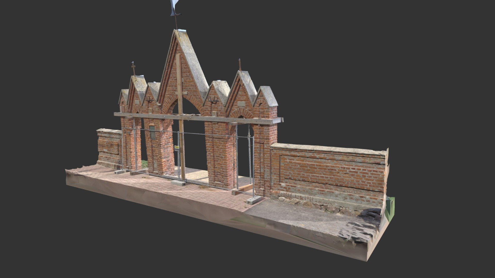 Brama kościoła w Policznej - 3D model by Rybauk [5958882] - Sketchfab