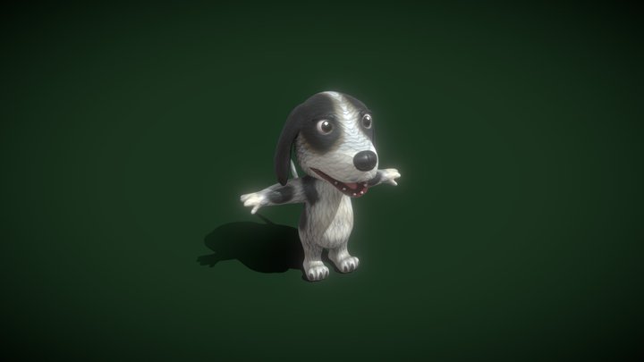 Stylized-dog 3D models - Sketchfab