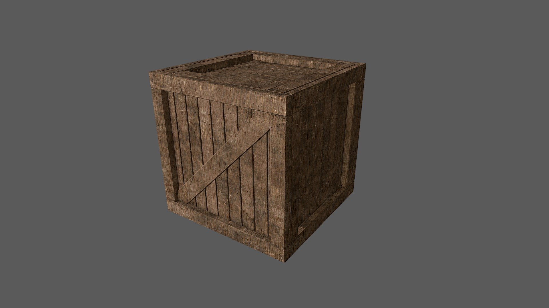 Wooden Crate - Download Free 3D model by Lais.Marques [595a7e4] - Sketchfab