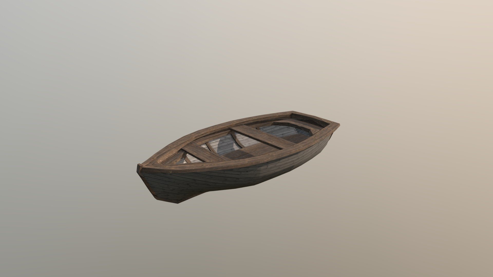Row boat - 3D model by stillwanttea [595b0a2] - Sketchfab