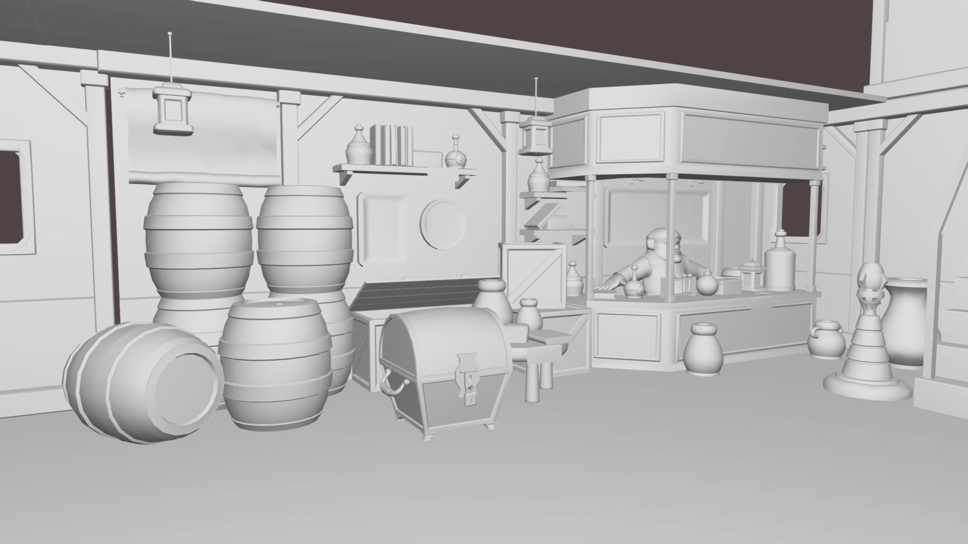 Legend of Zelda: Merchant Shop - 3D model by rocco [595ba09] - Sketchfab