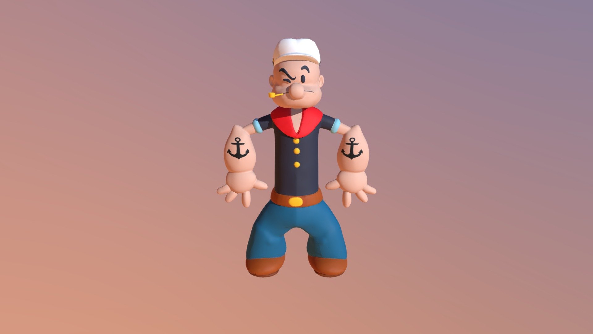 popeye - 3D model by SamuraiWarrior [595bc8b] - Sketchfab