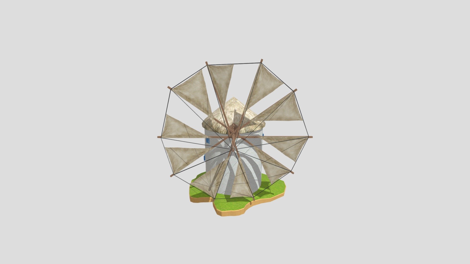 Windmill - Download Free 3D model by spaceron65 [595d994] - Sketchfab