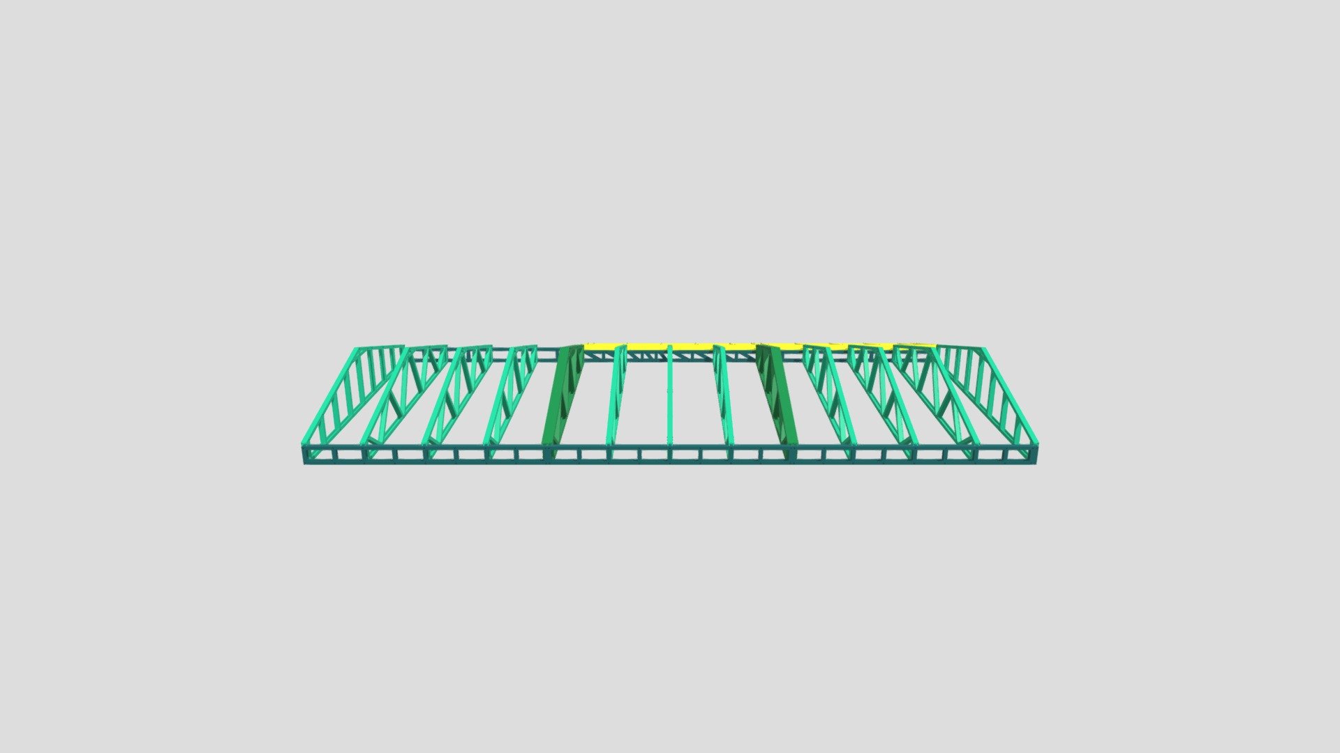 MHolman: 90 Main Road - Roof Truss - Download Free 3D model by Steel ...