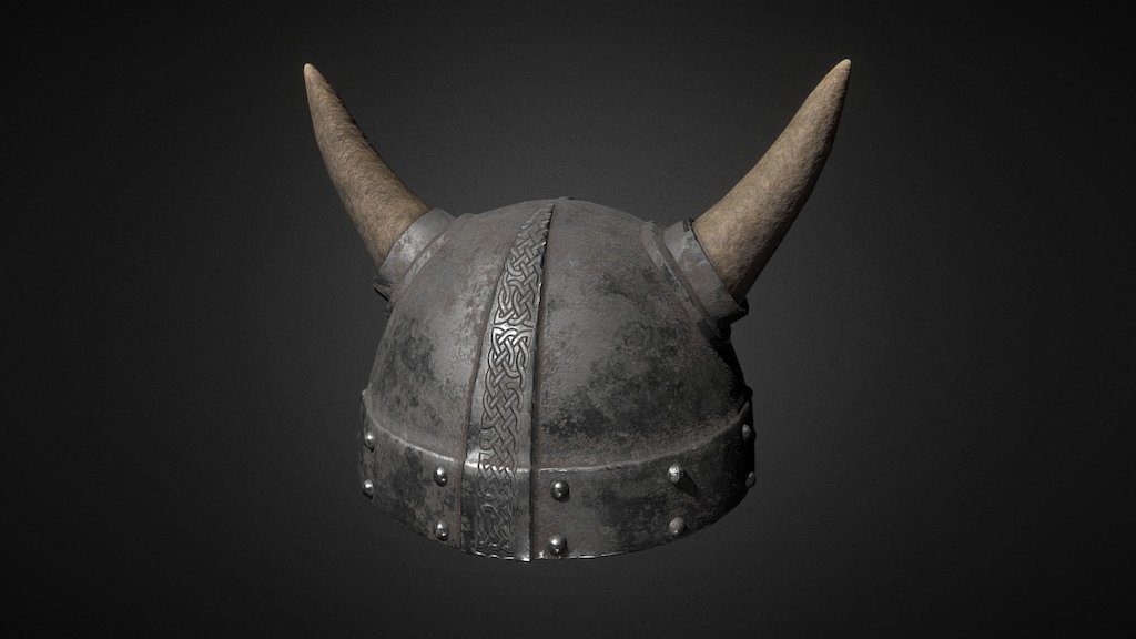 Horned Helmet ( Game Prop ) - 3D model by wessel.huizenga [595e194 ...