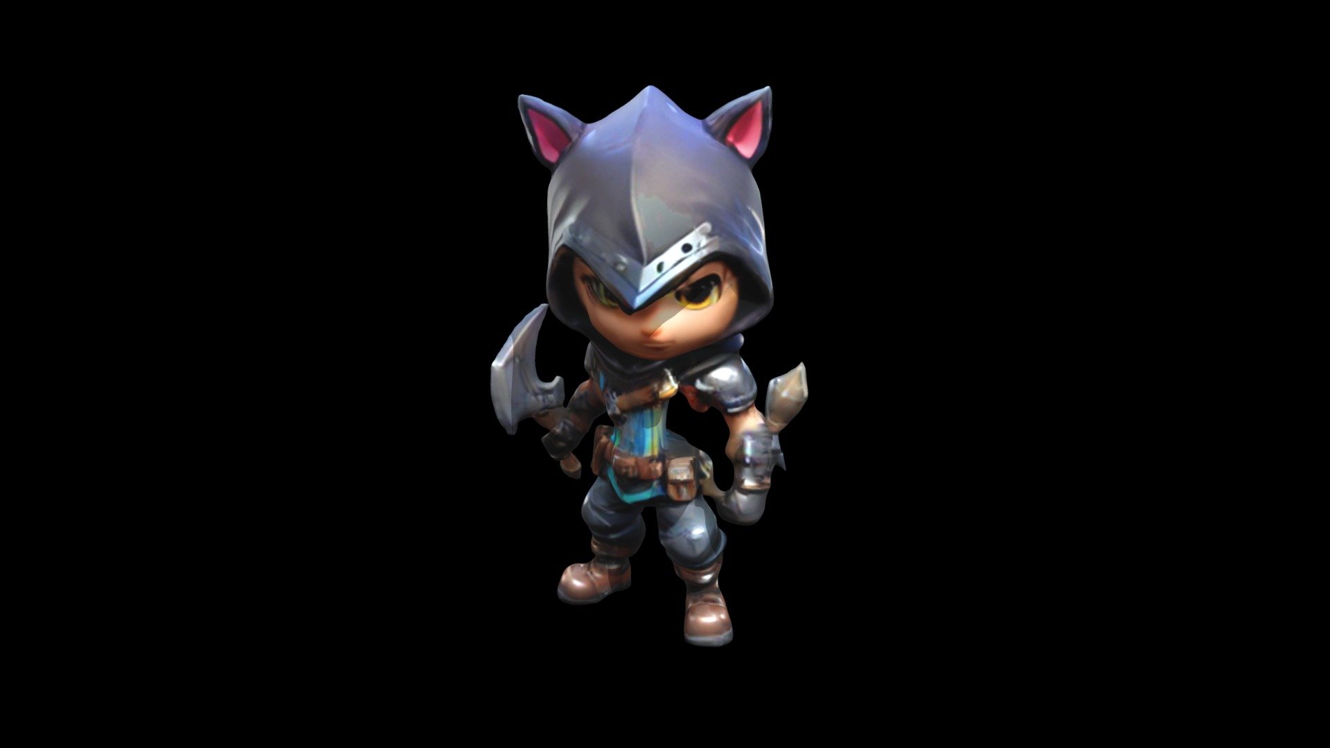 An illustration of a female cartoon character, C - Download Free 3D ...