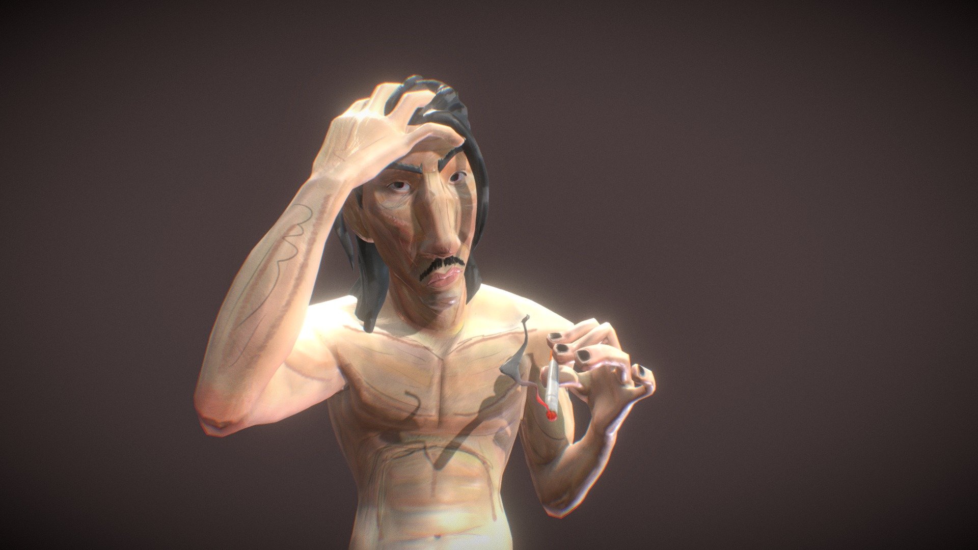 Red Eyes - 3D model by Inti.Lautaro.Manassero [595f36d] - Sketchfab