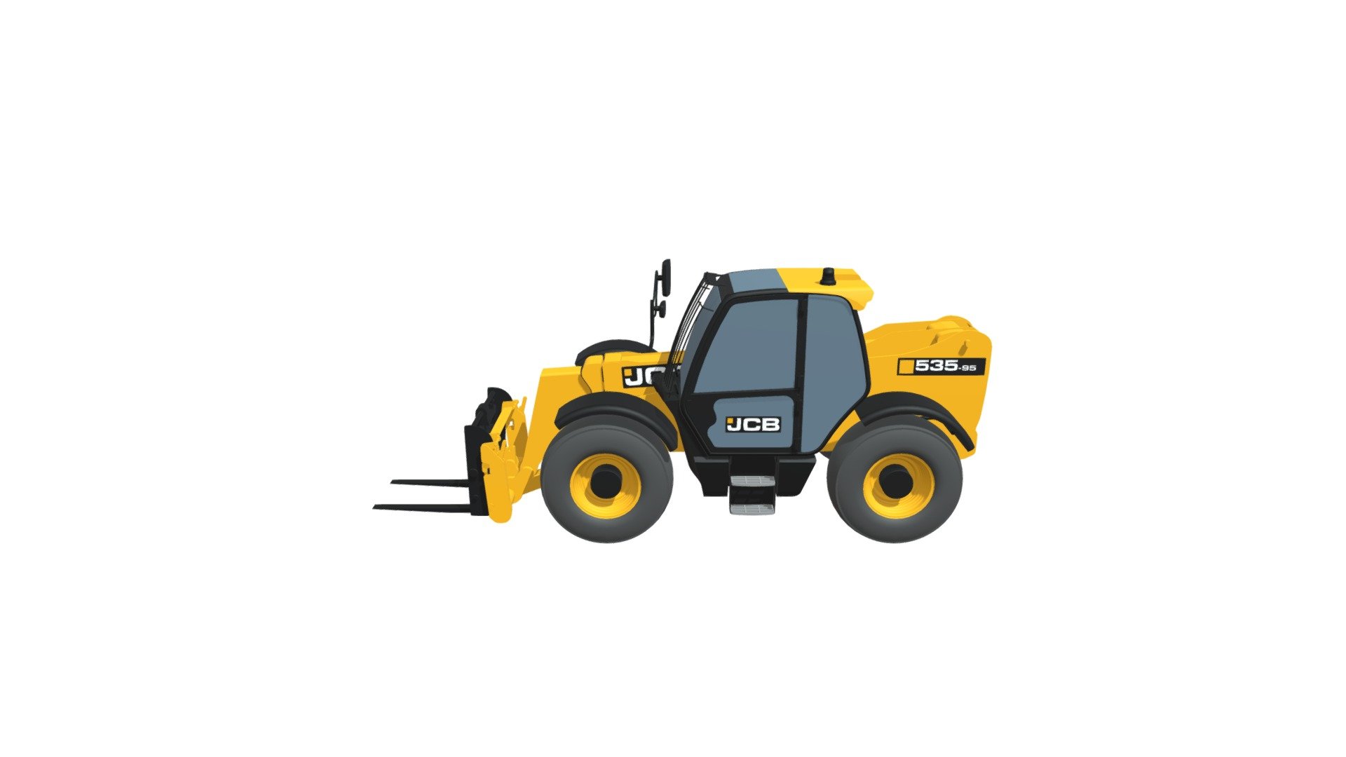 JCB - 535-95 - Loadall Telehandler - 3D model by bimstore (@Revitspace ...