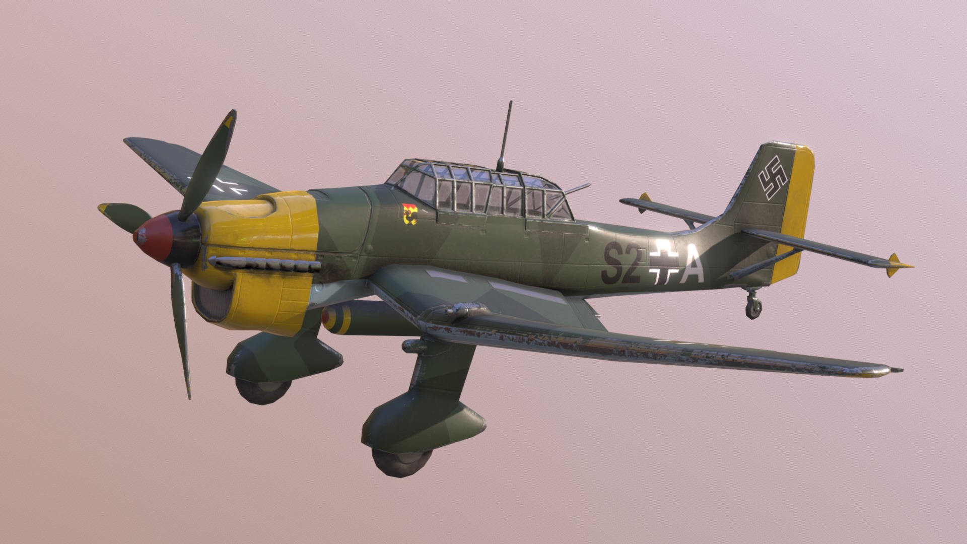 Junkers Ju 87 Stuka Buy Royalty Free 3D Model By Marcus Ry ll Ryell