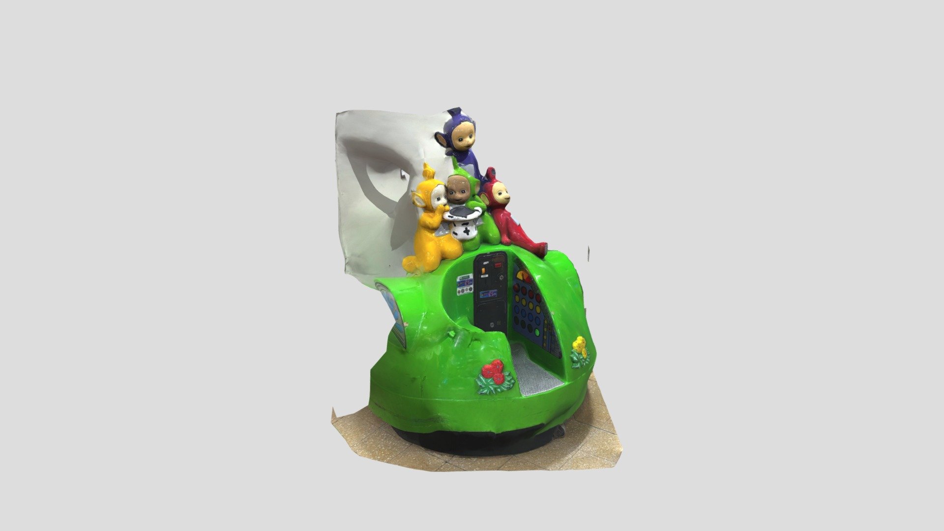 Amutecs Teletubbies Dome Kiddie Ride - Download Free 3D model by ...