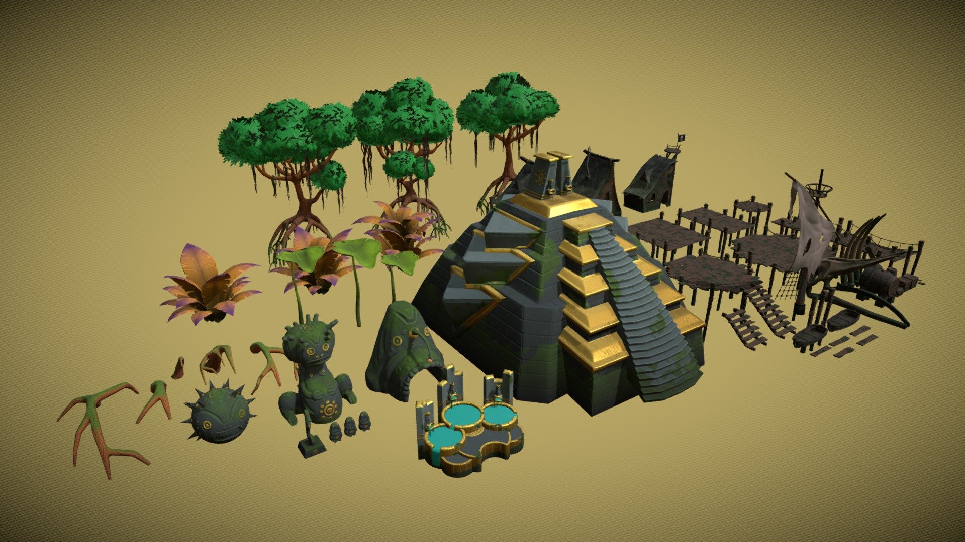 Voodolls - Dagon Swamp Props Gallery - 3D model by artikora ...