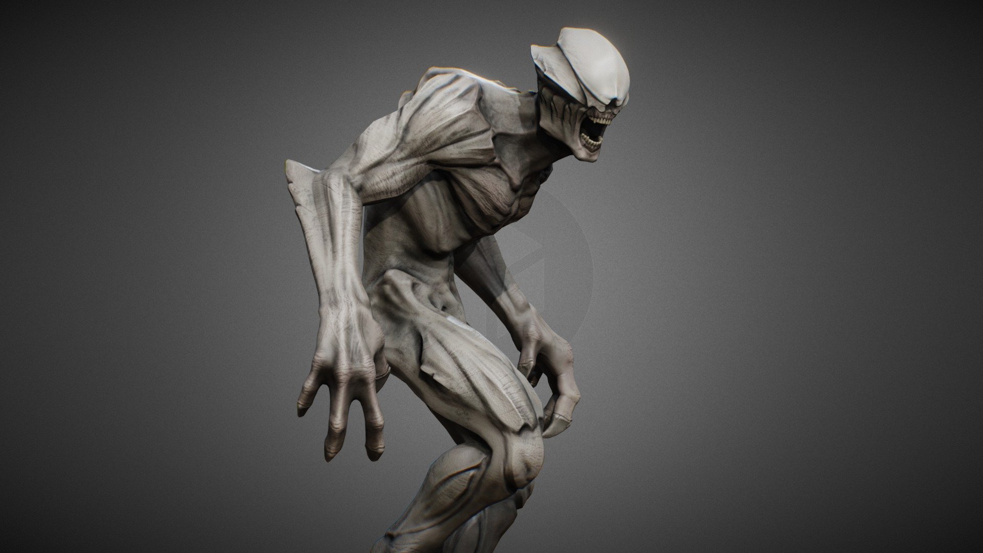 Demon Beast Creature - 3D model by AndriiChykrii [596ace7] - Sketchfab