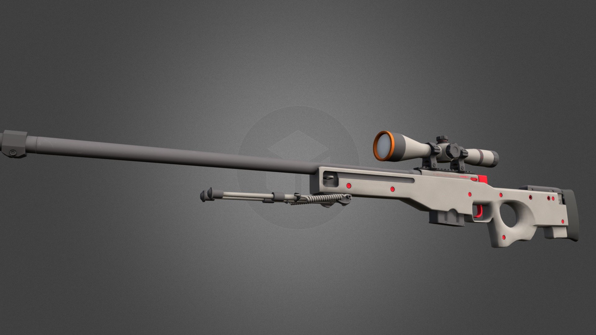 AWP | Retro - 3D model by justinbaileynes1987 [596e999] - Sketchfab