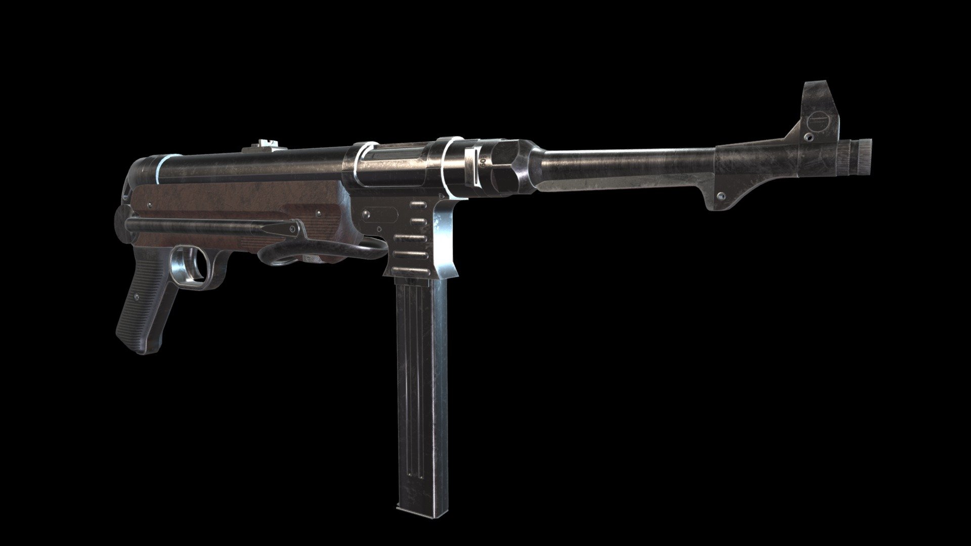 Mp40 - 3D model by h.eskandari (@hadieskandari90) [596edc6] - Sketchfab