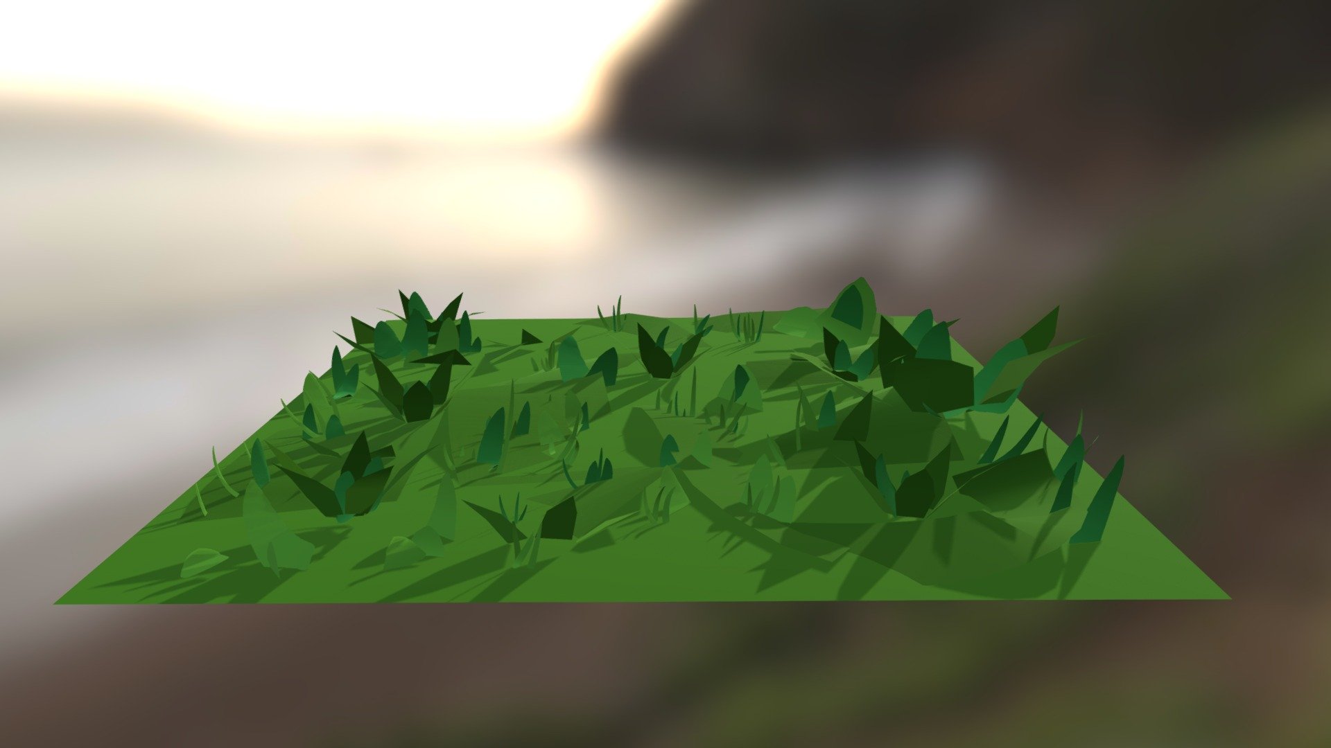 Grass Square - Download Free 3D model by EmilieBrush [5970cf6] - Sketchfab