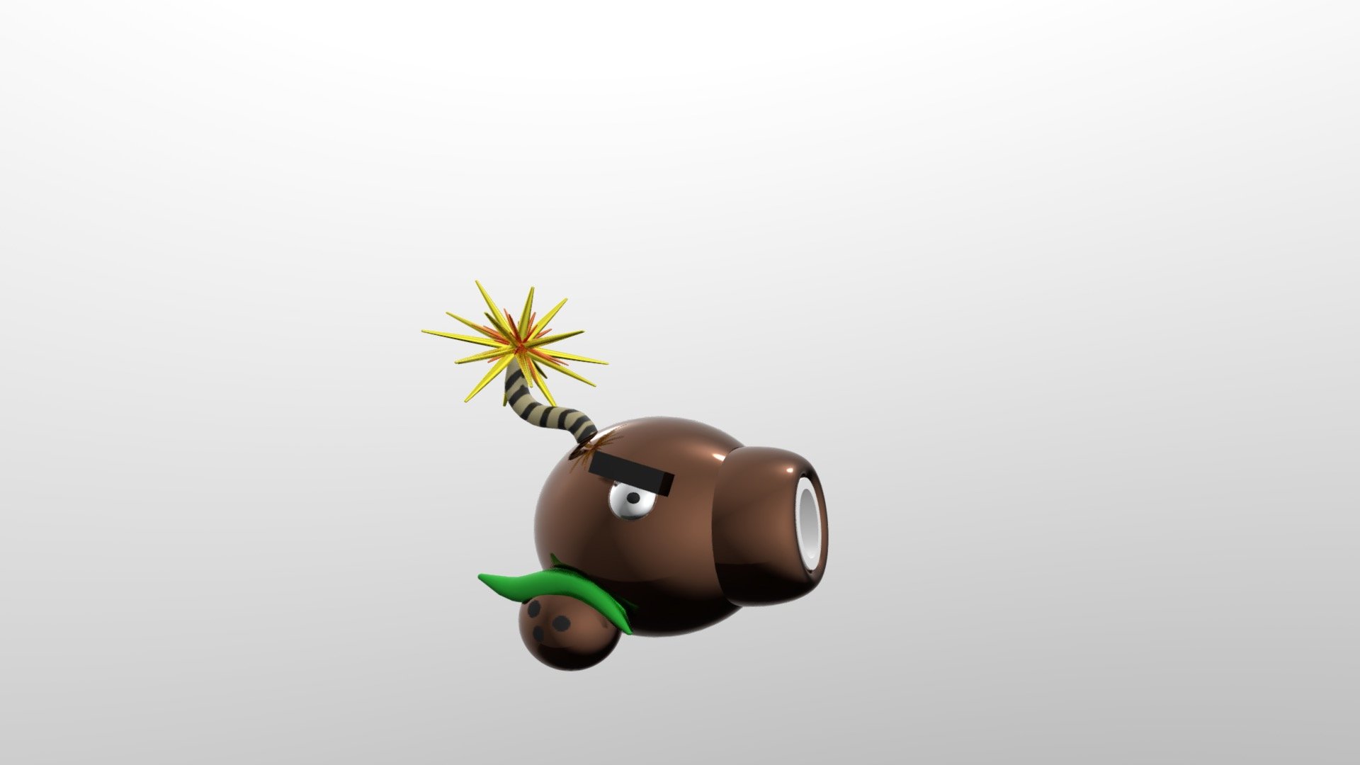 Coconut Cannon 2 - 3D model by Cocobro [5975b99] - Sketchfab
