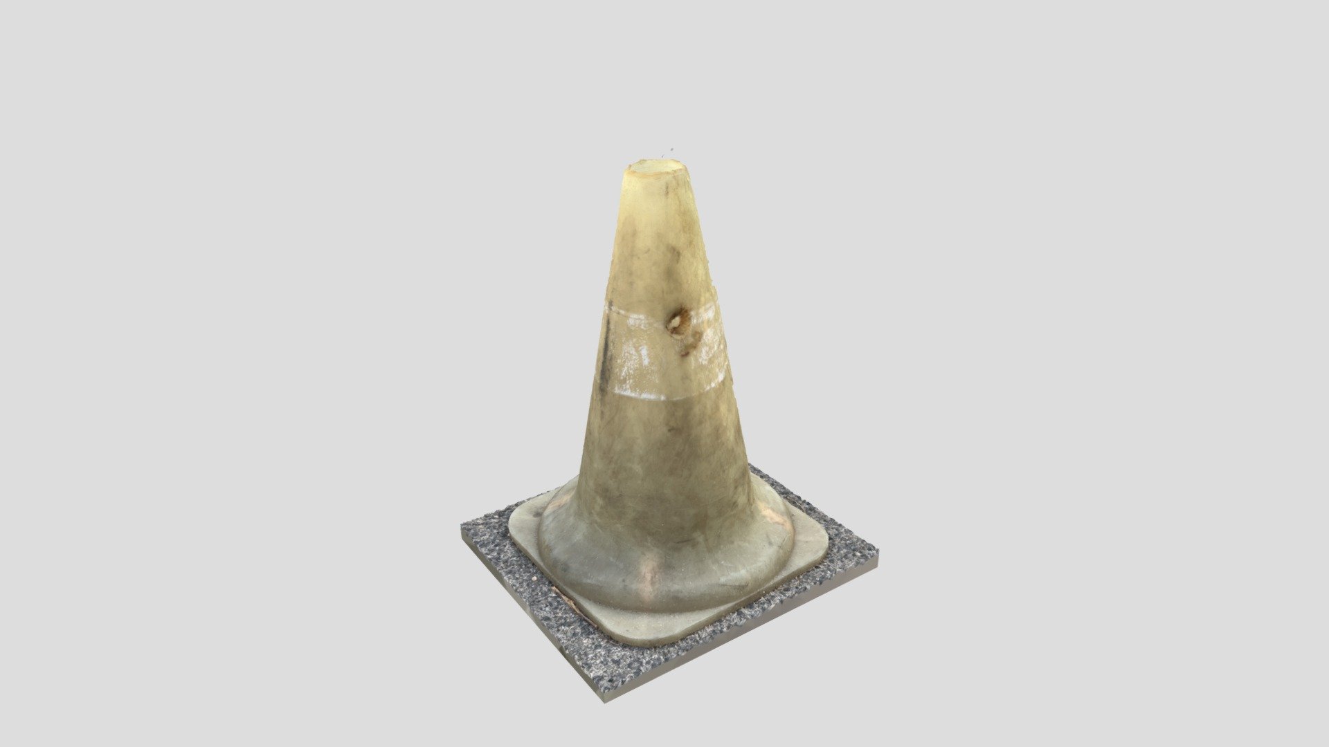 Yellow Traffic Cone 02 - RAW Scan - Buy Royalty Free 3D model by ...