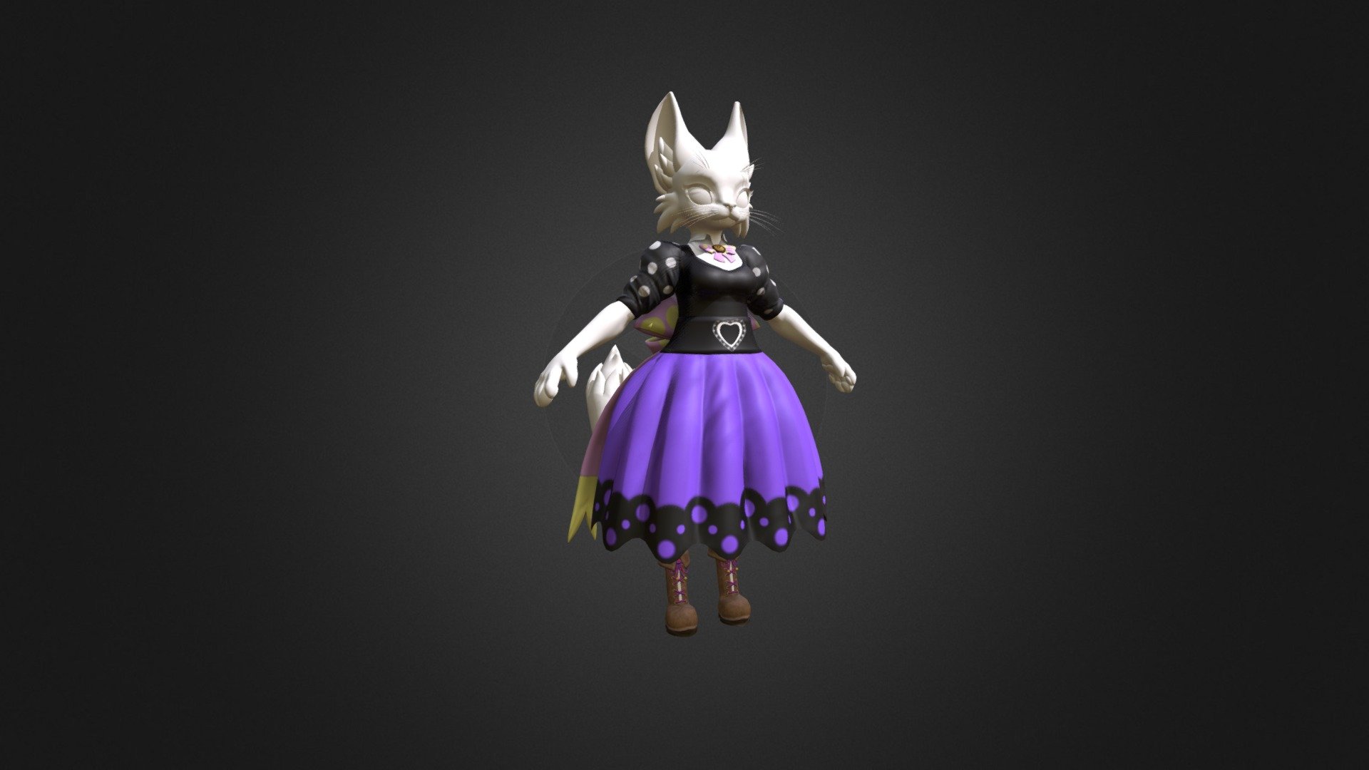 Mewlin clothing commission - 3D model by AvYarn [597945d] - Sketchfab