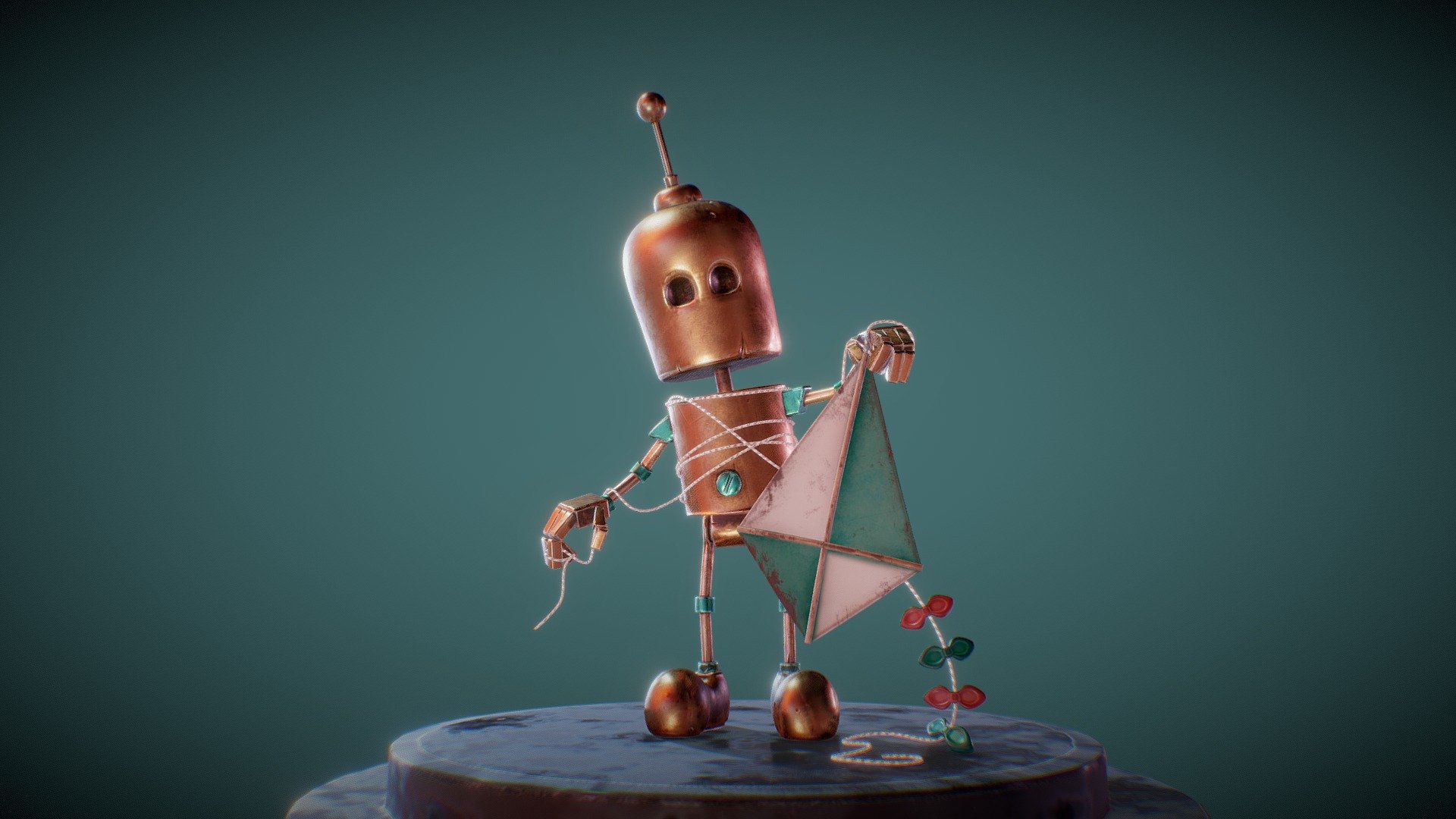 The Dreamer Robot - 3D model by emicega [597cb68] - Sketchfab