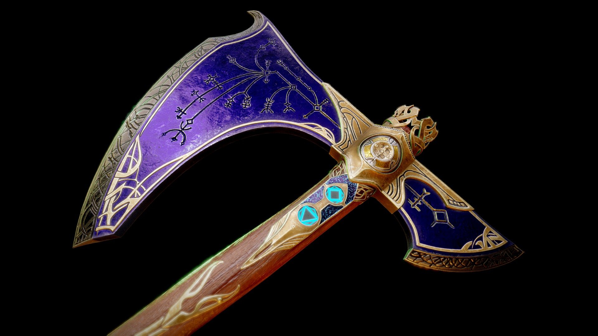 Leviathan axe - Buy Royalty Free 3D model by (v•Ä•₼.P•†•R•È) (@nagi2427 ...