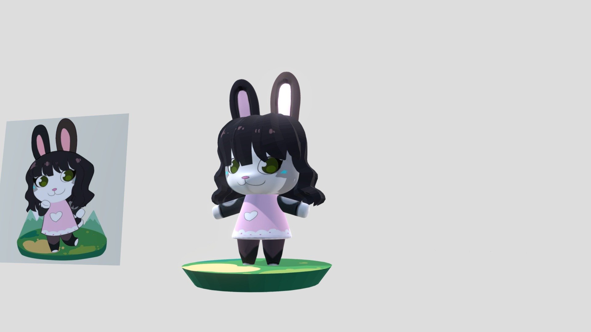 Coneja - Download Free 3D model by tommdraws [597d61a] - Sketchfab