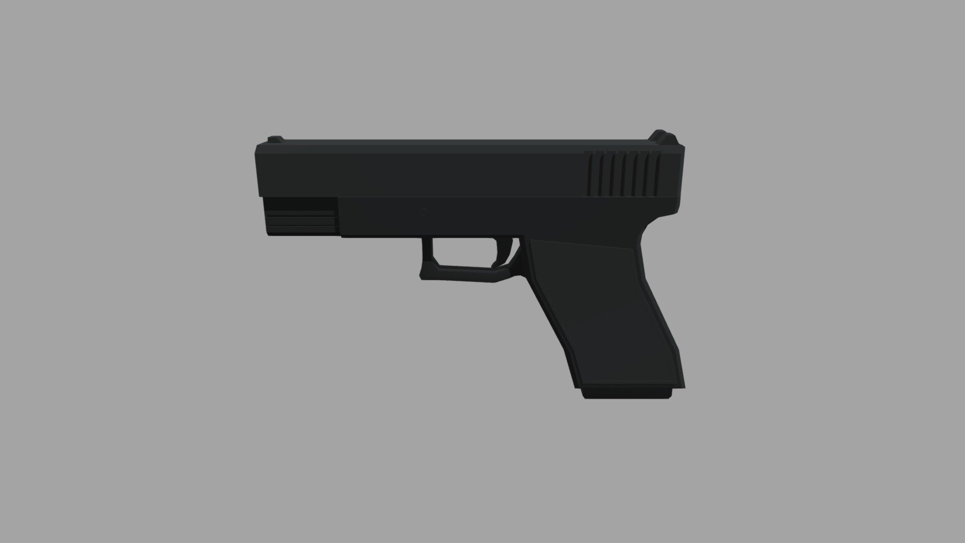 3D Low Poly Pistol(gun) model. - Download Free 3D model by Rayane ...