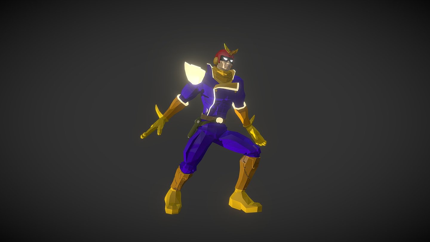 Captain Falcon - Download Free 3D model by Jan (@jan_neves) [597f093 ...