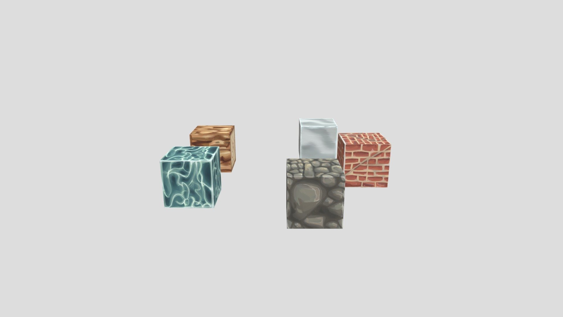 Material Cubes - Download Free 3D model by Mattis Lindqvist (@mattis.lindqvist99) [59804e4 ...