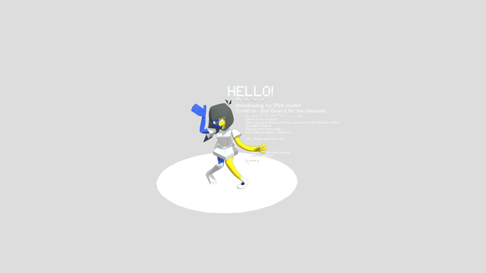ENA S1- BY PLUSHii3D - 3D model by endermaskman [5981c62] - Sketchfab