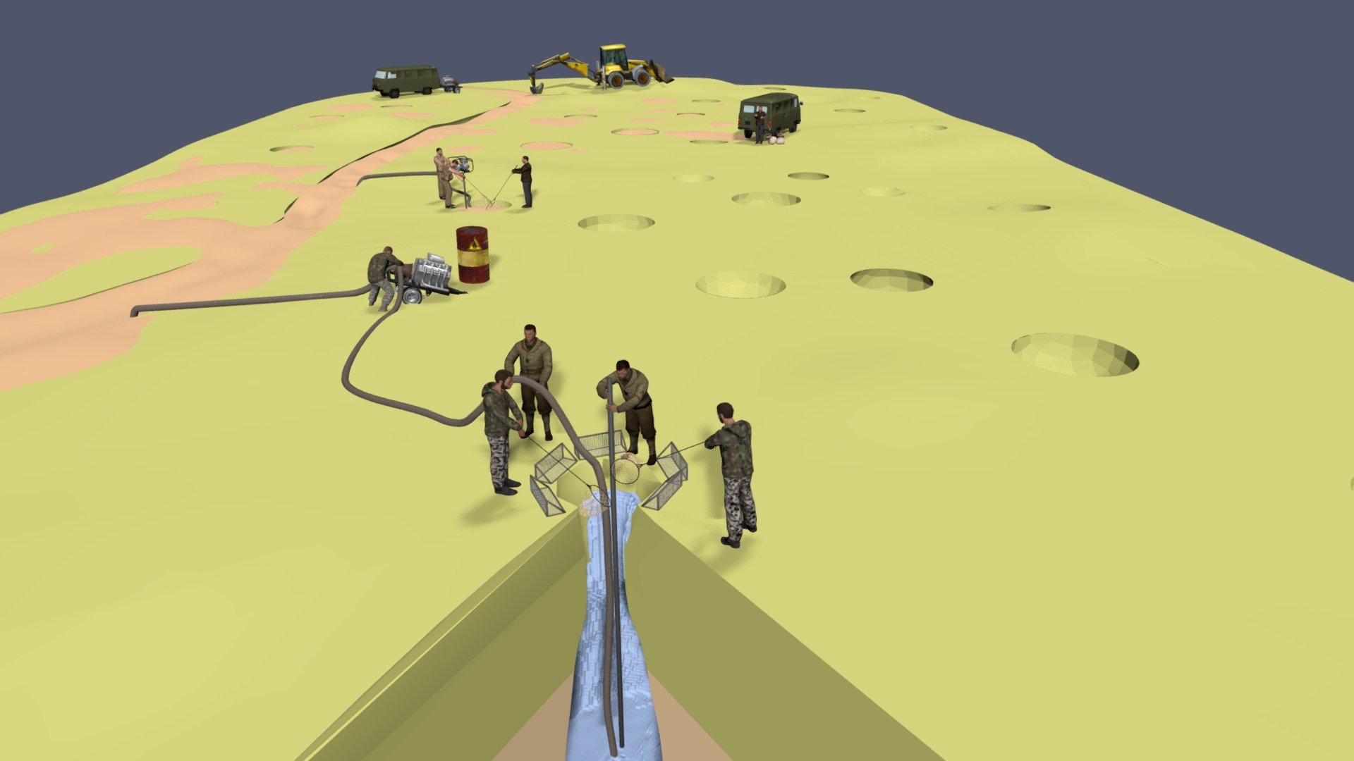 3D-reconstruction of illegal mining of amber - 3D model by crimlab ...