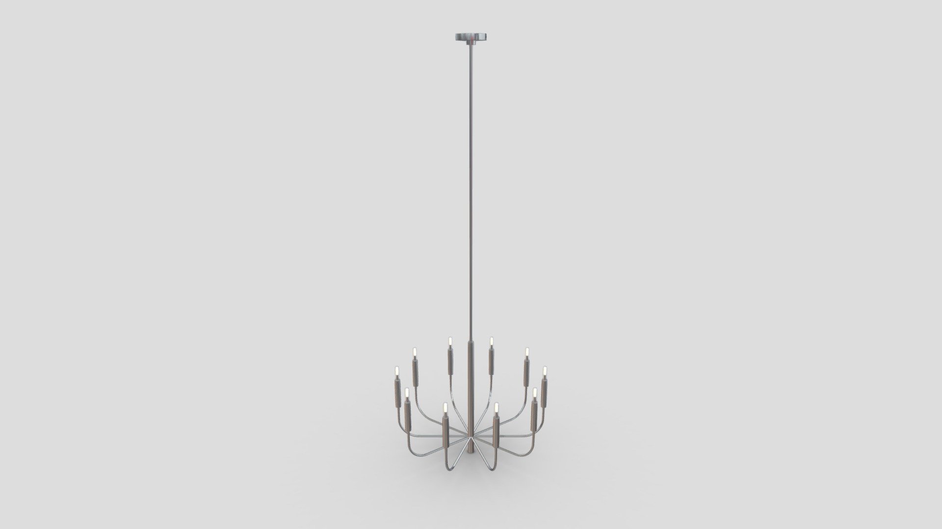 Yves Polished Nickel Chandelier - Buy Royalty Free 3D model by interior ...