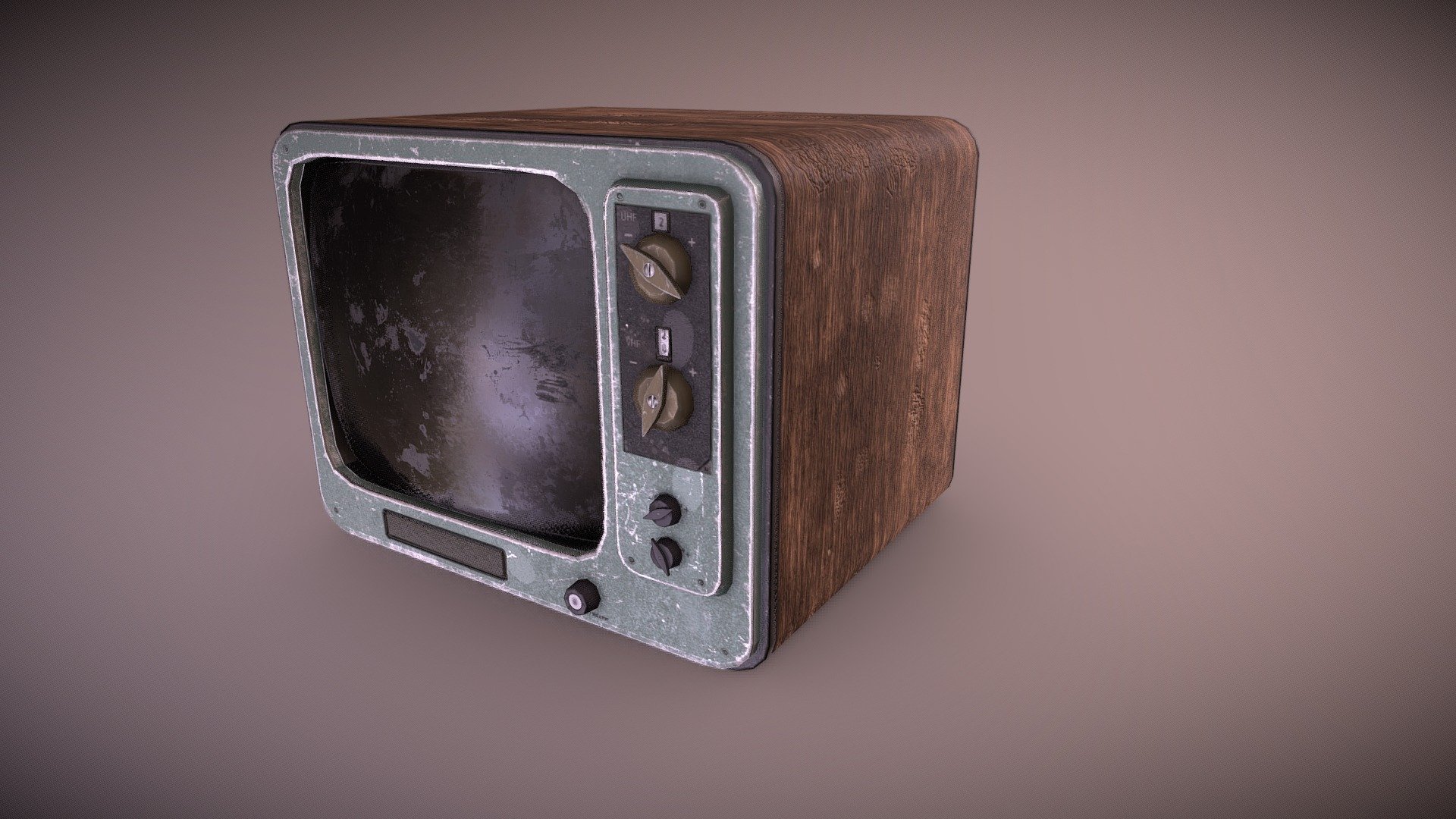 Old TV - 3D model by yuheng [5985808] - Sketchfab