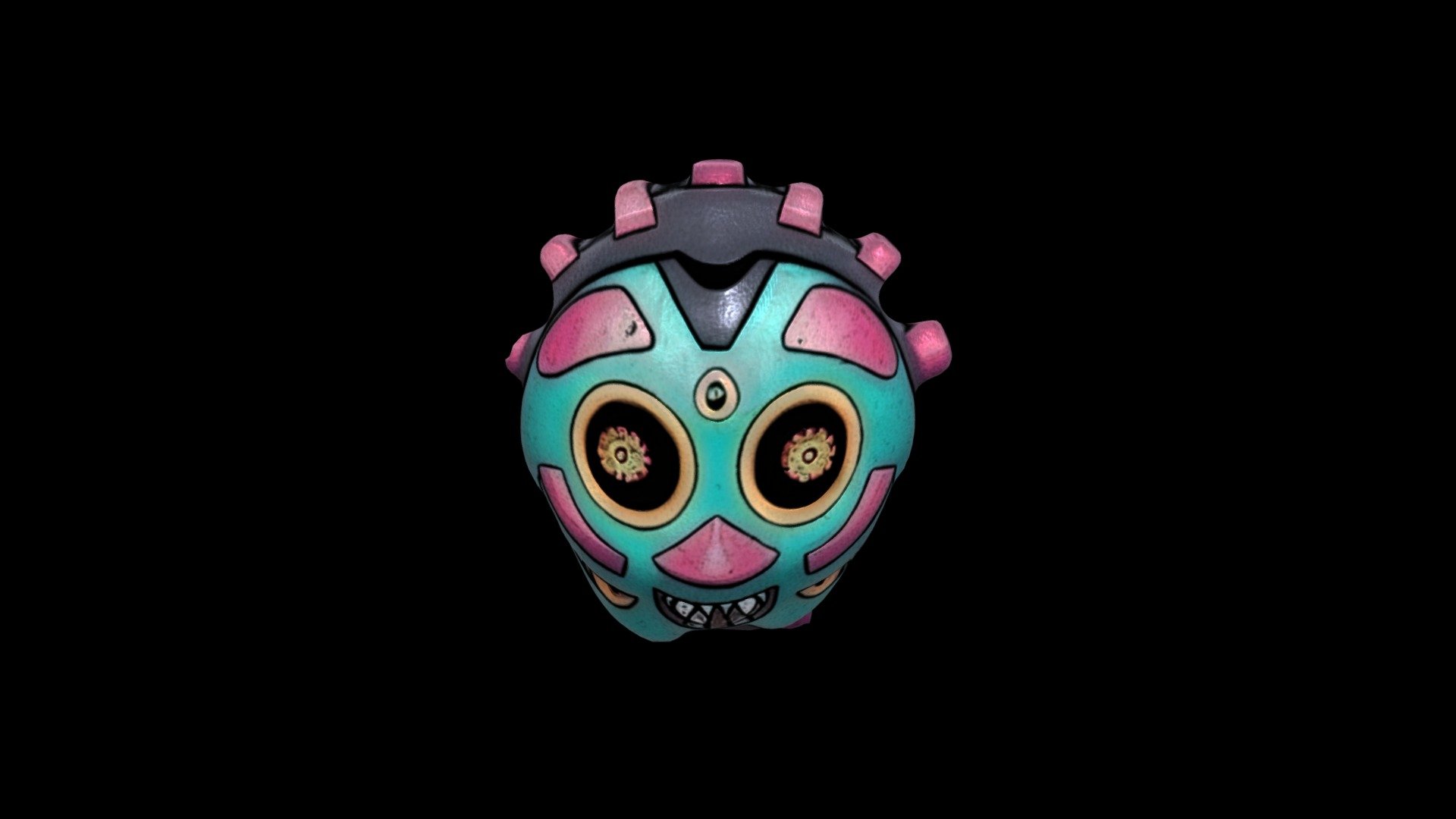 Happy Mask 451 - Download Free 3D model by klrxyz [5987b6d] - Sketchfab