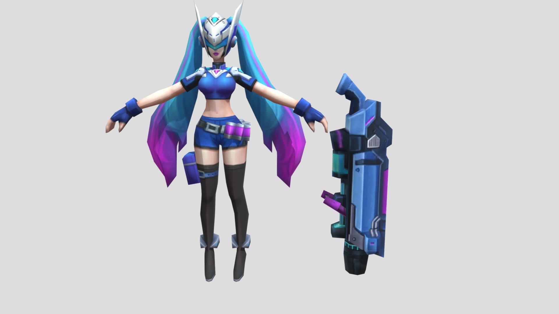 Hero_layla_Blue_Spectre - Download Free 3D model by ahsjkdhsjkah ...