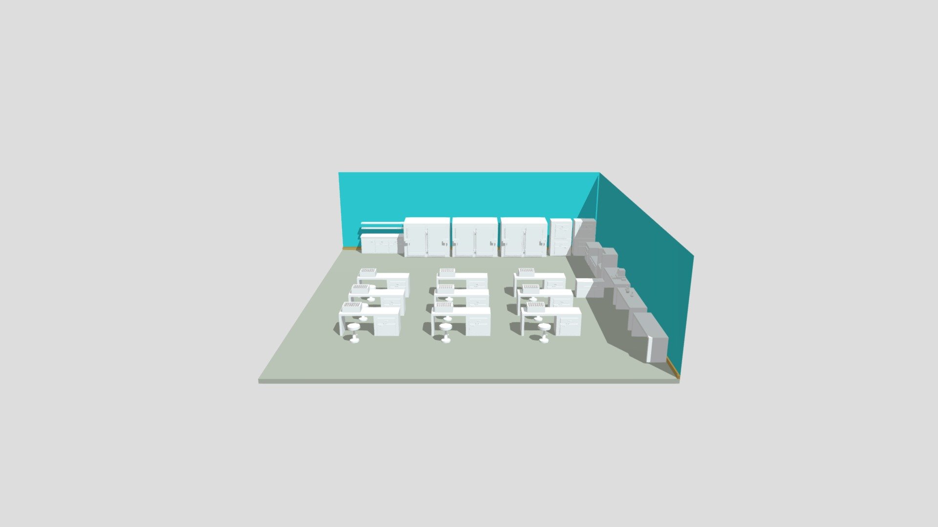 Labo Chimie - 3D model by tanzilnour [598a302] - Sketchfab