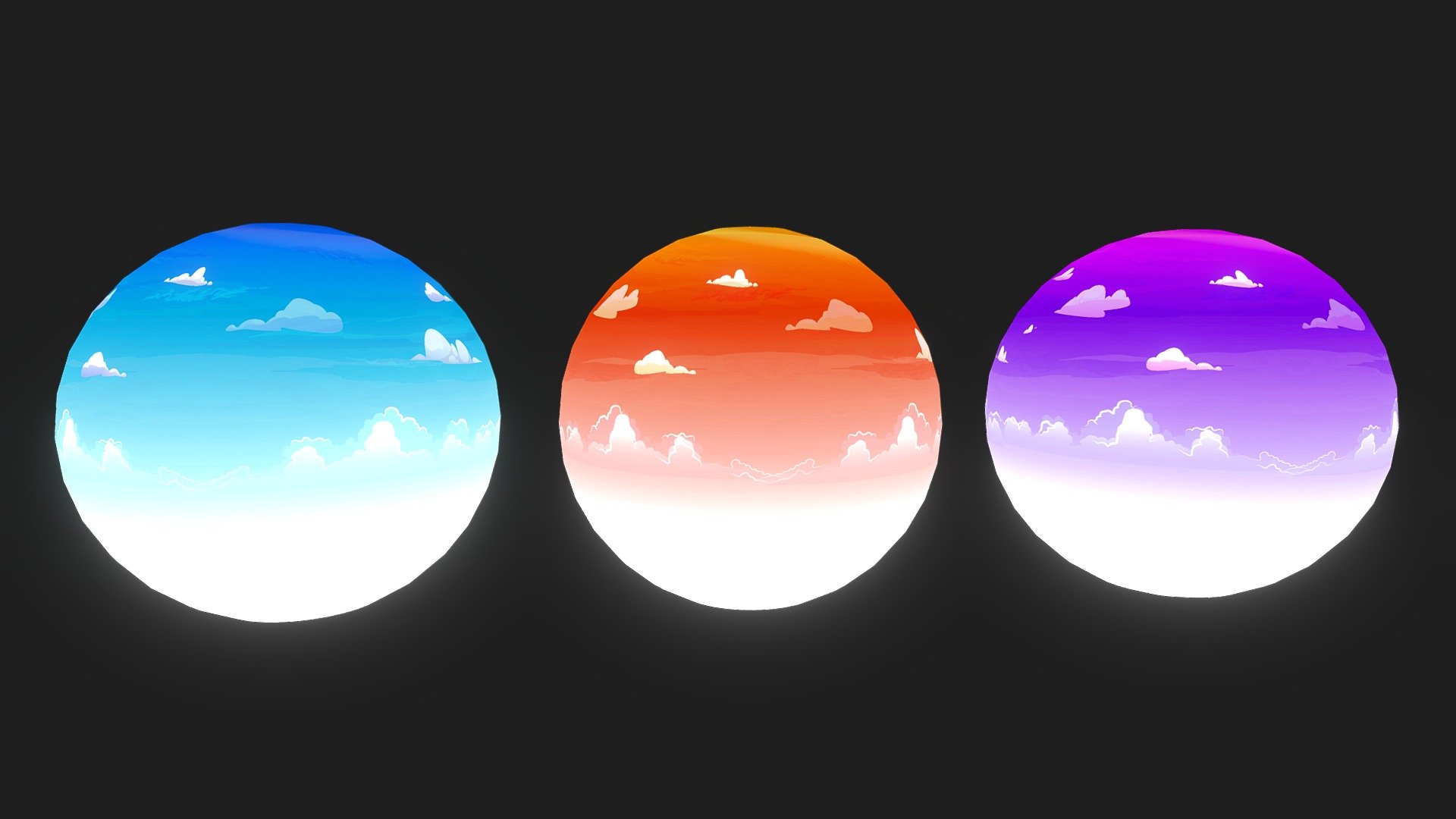 Cartoon Skyboxes - 3D model by theloudscream (@theloudscream.) [598ba55 ...