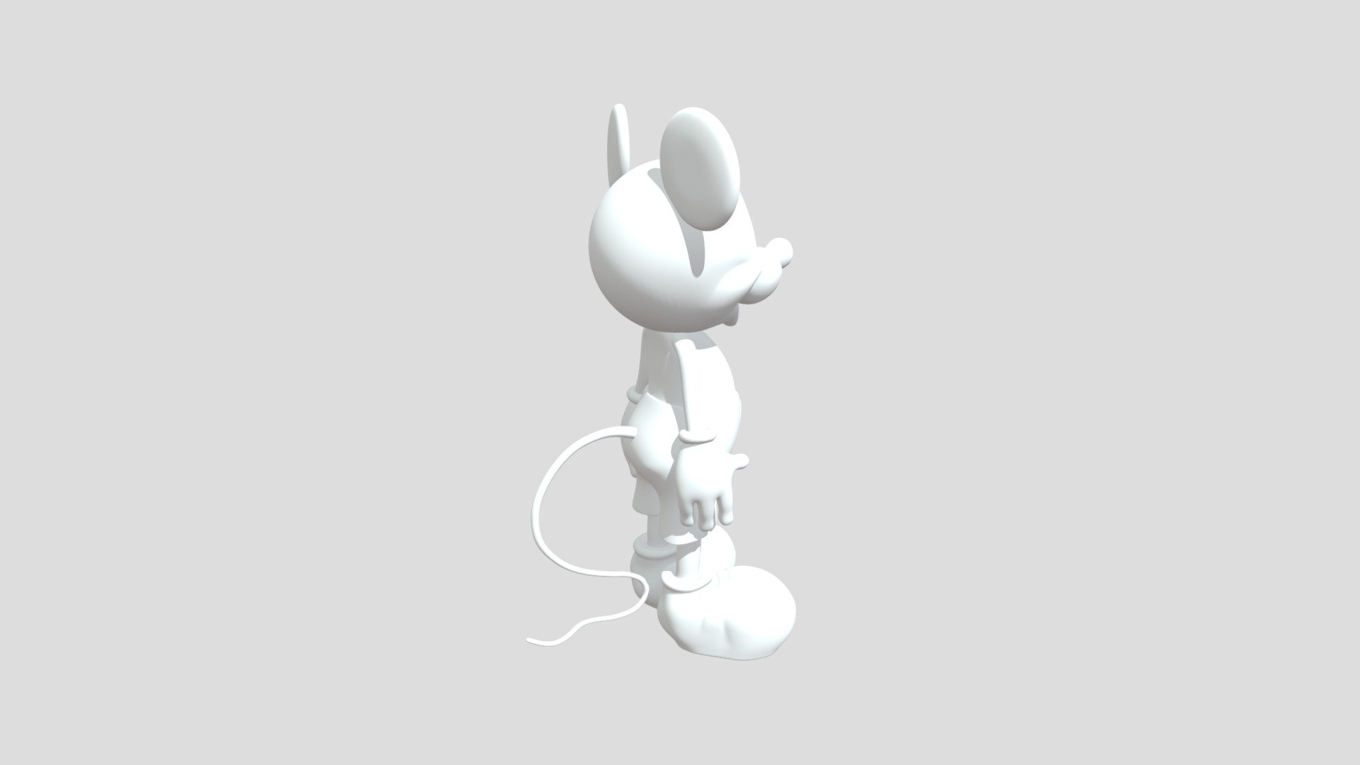 mickey_mouse - 3D model by TimeaS [598c3a1] - Sketchfab