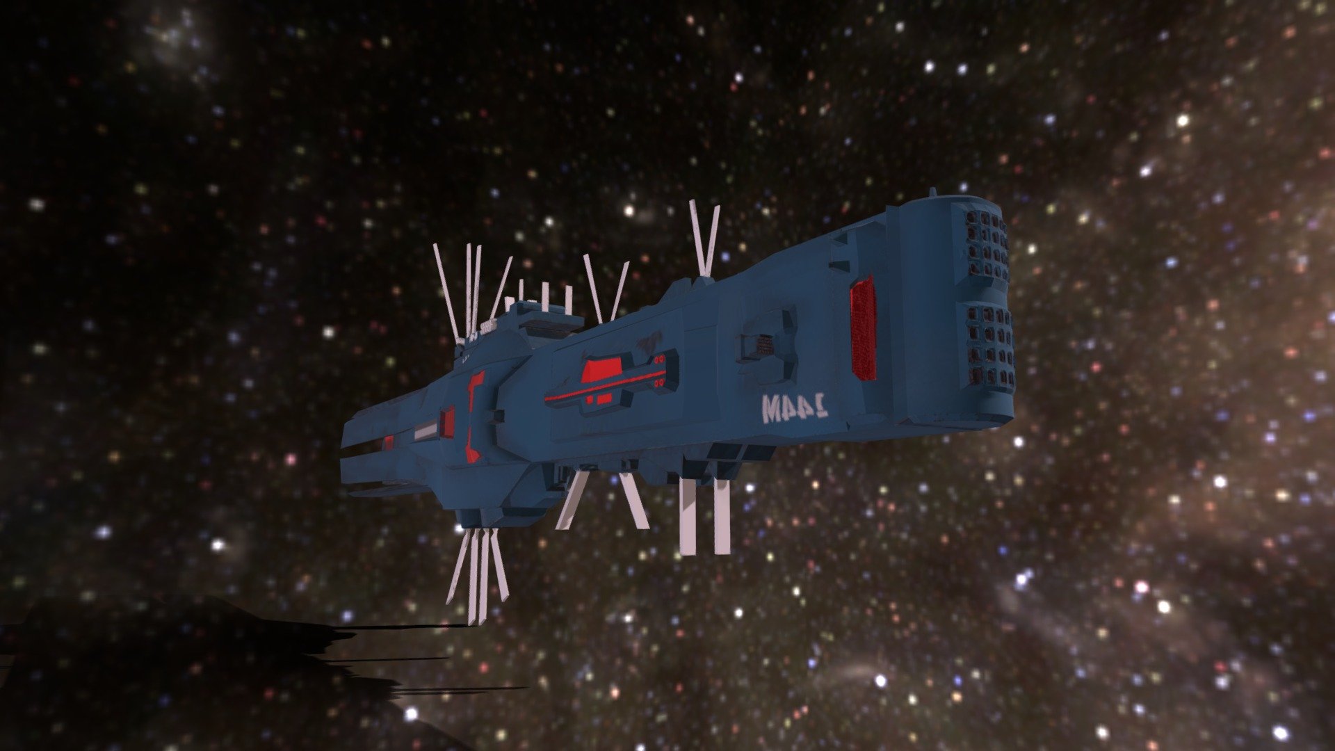 Hyperion Ginga Eiyuu Densetsu _ Miguel LTC - Download Free 3D model by ...