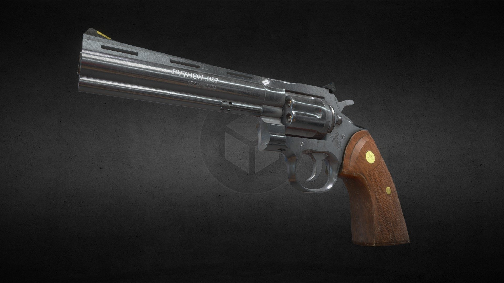 Revolver Colt Python 6 (Animated) - Download Free 3D model by FuzzyNT ...