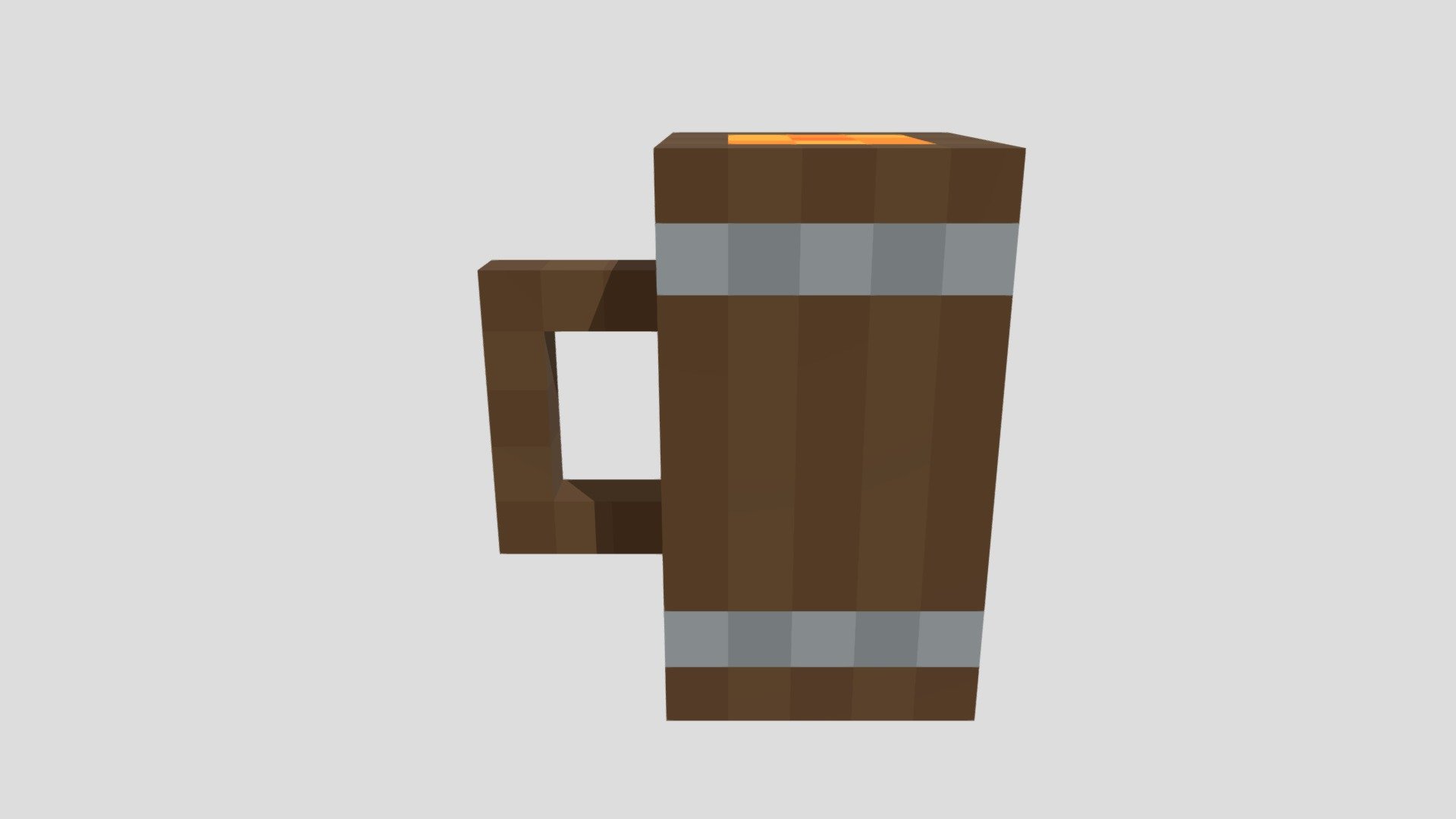 Wood Beer Mug - 3D model by cheeseonchess [5990472] - Sketchfab