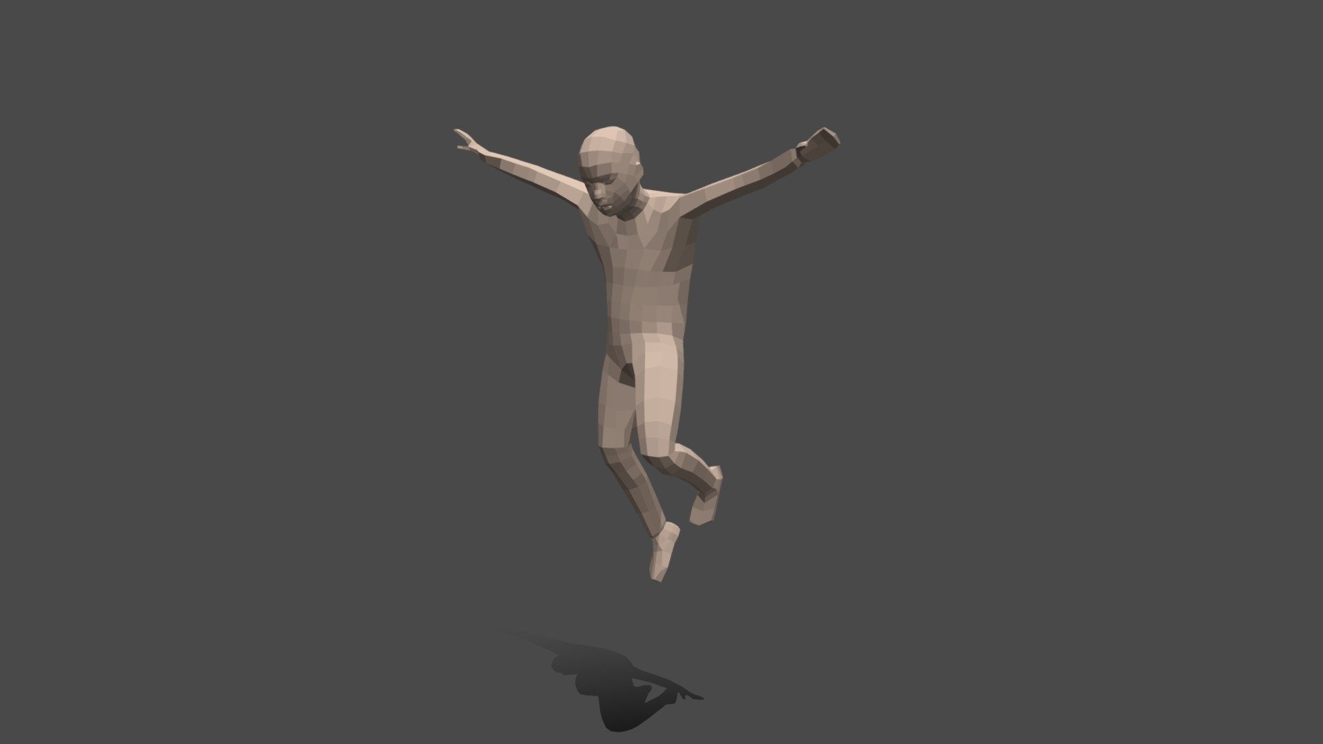 Low Poly Kid Jumping Down - Buy Royalty Free 3D model by chroma3d ...