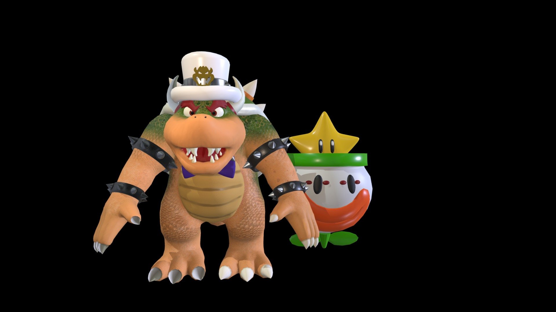 Bowser - 3D model by AlejoSg [5991bf2] - Sketchfab
