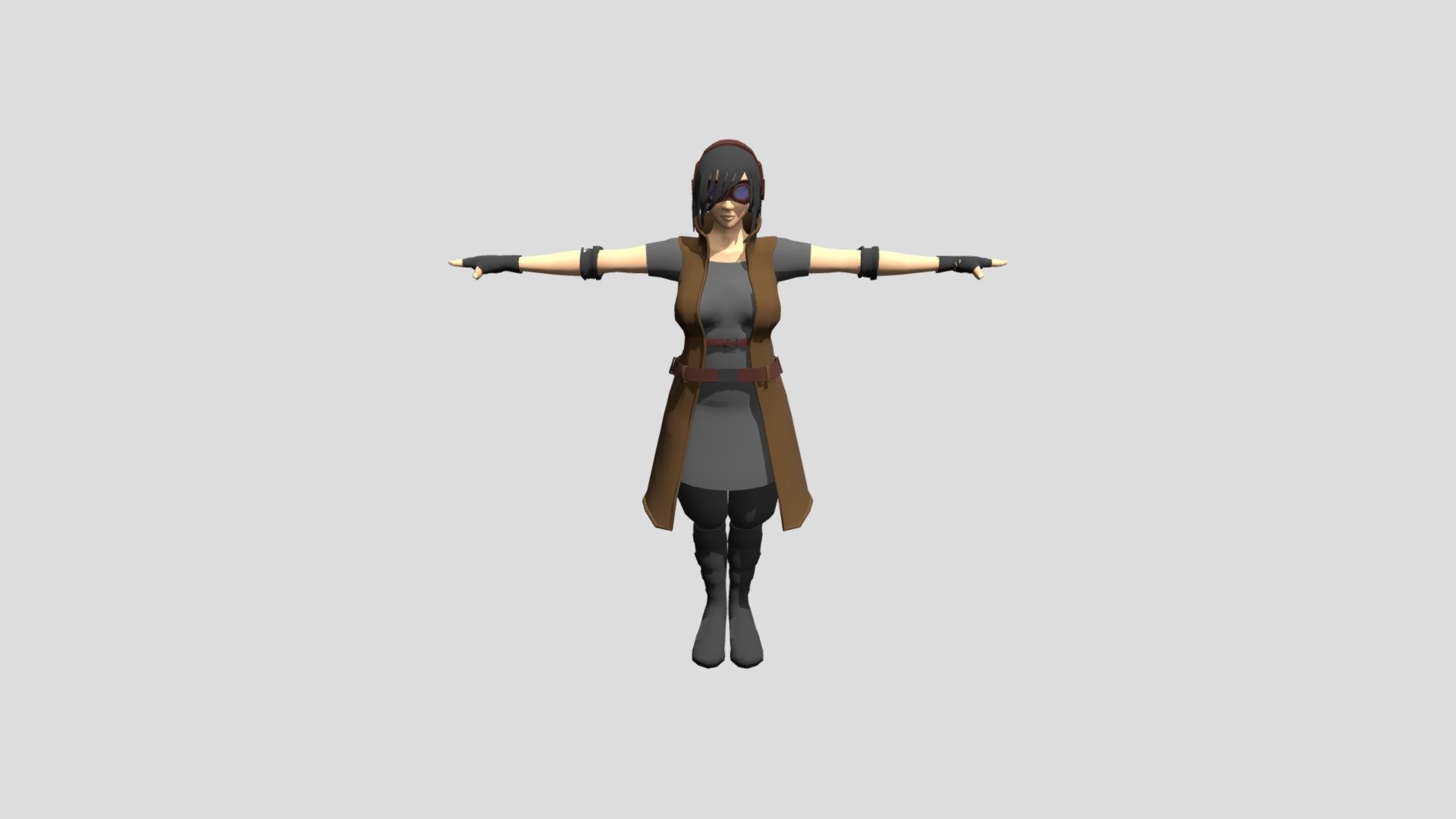 female character - 3D model by anjushreesmgowda15 [599310a] - Sketchfab
