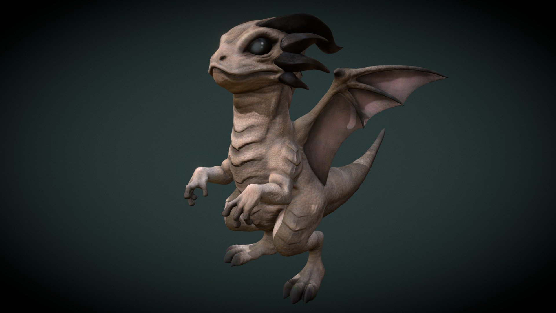 Baby Dragon - 3D model by Cristian Riascos (@cmunoz77) [59962c6 ...